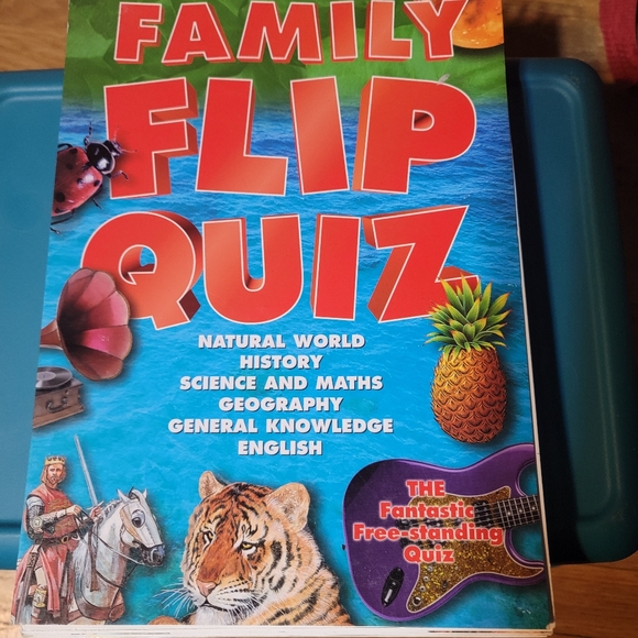 unbranded | Other | Family Flip Quiz Free Standing Quiz Chart Family ...